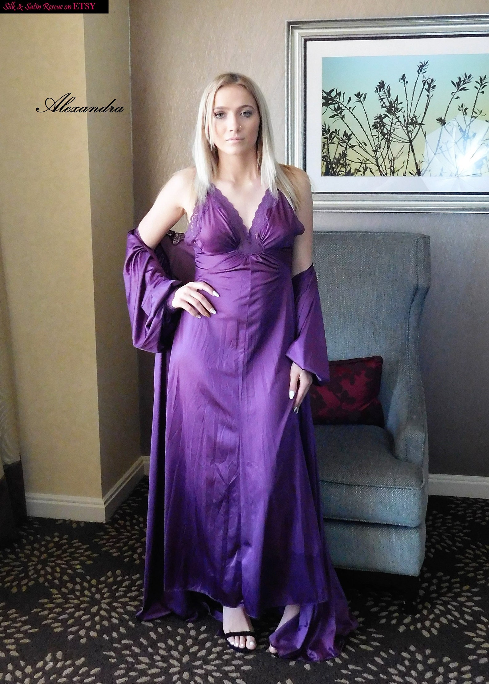 Alexandra 1 & 2 Double Size Boudoir Blonde Lingerie Model Photography ...