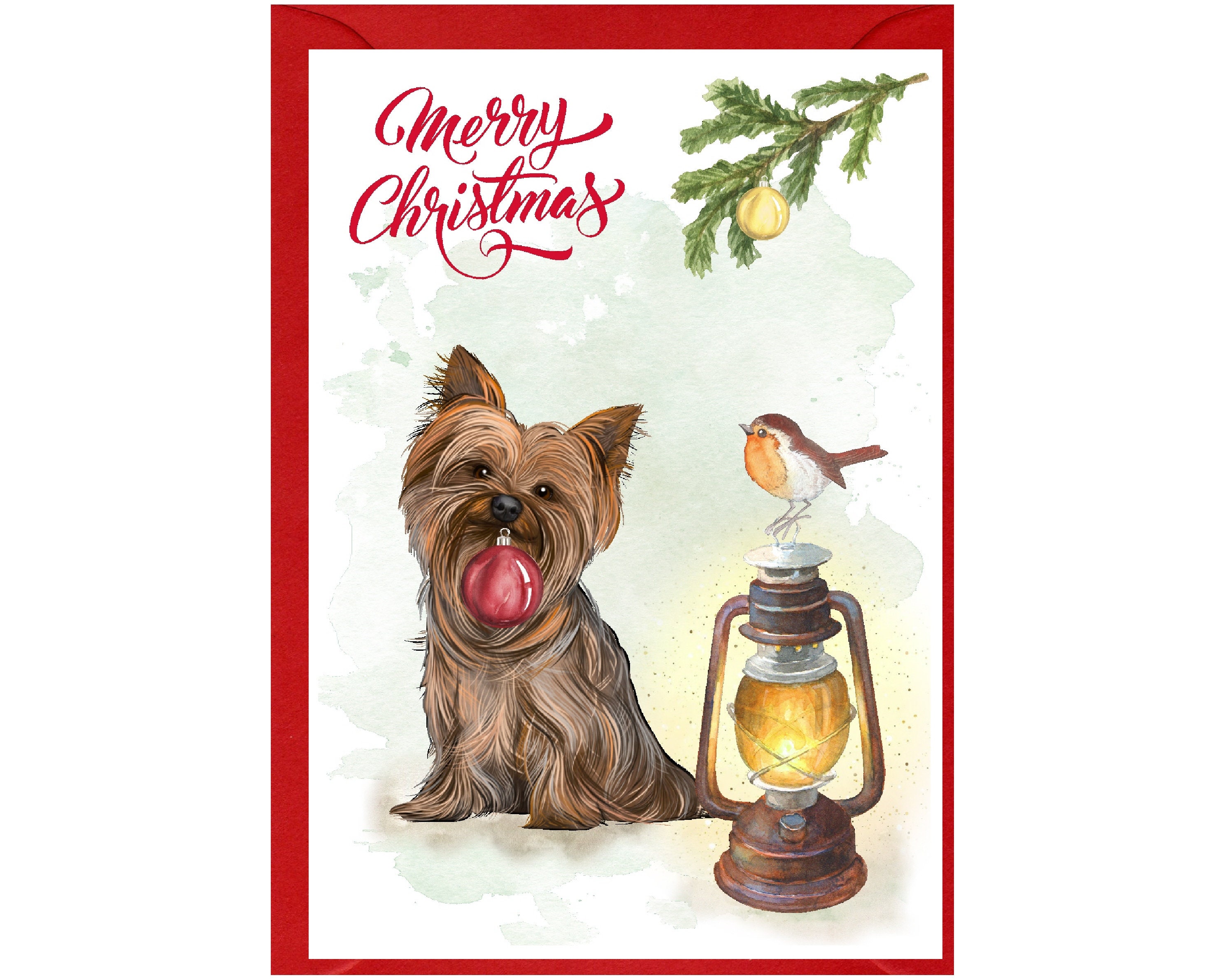 Merry Christmas Yorkie