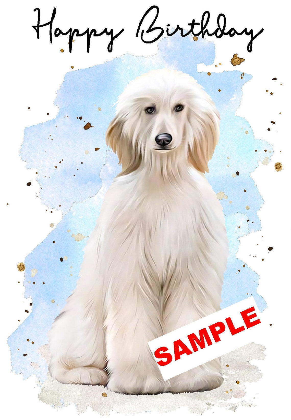 Personalised Cocker Spaniel Dog Greetings Card /notelet - Etsy UK