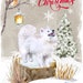 Samoyed Dog Christmas Card (6" X 4") Blank Inside - With Envelope ...