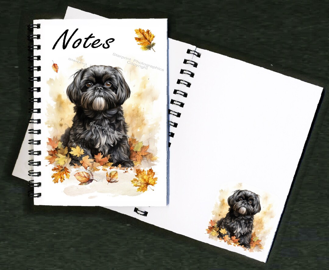 Shih Tzu Dog Notebook/notepad With Picture on Each Page - Great Gift ...