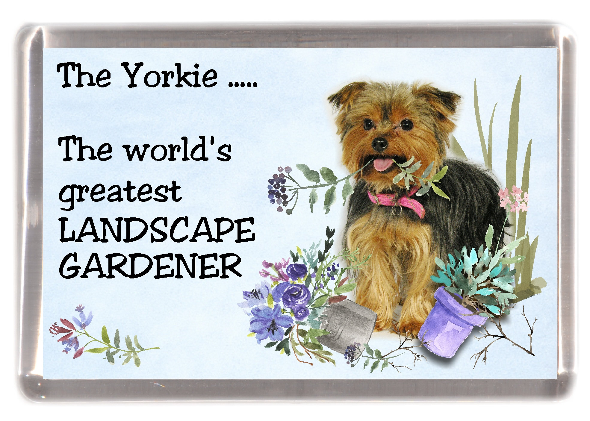 Yorkshire Terrier / Yorkie Dog Fridge Magnet - the World's Greatest ...