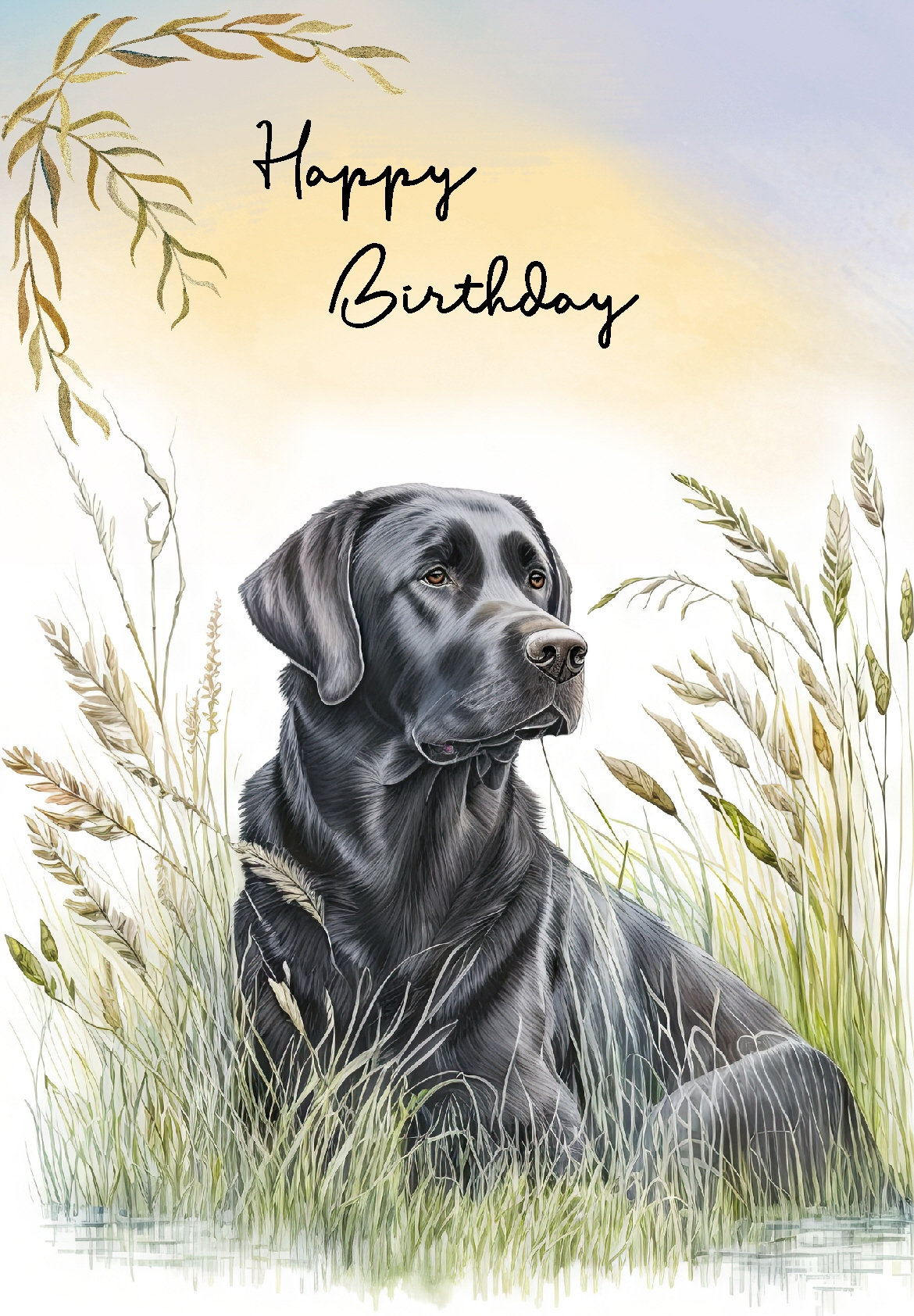 Happy Birthday Dog Images Black Lab