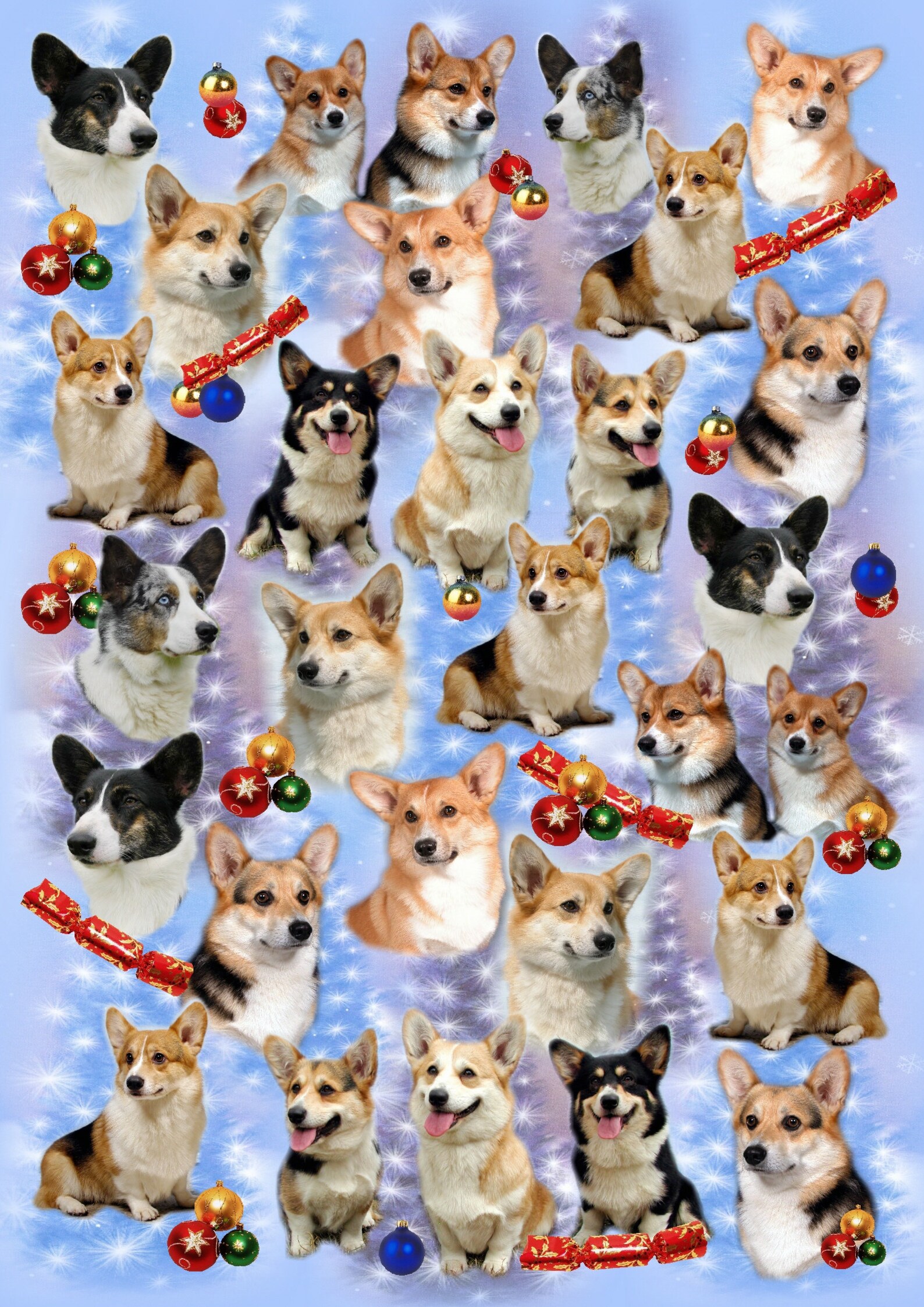 Corgi Dog Christmas Gift Wrapping Paper. Perfect for Any Dog Lover ...