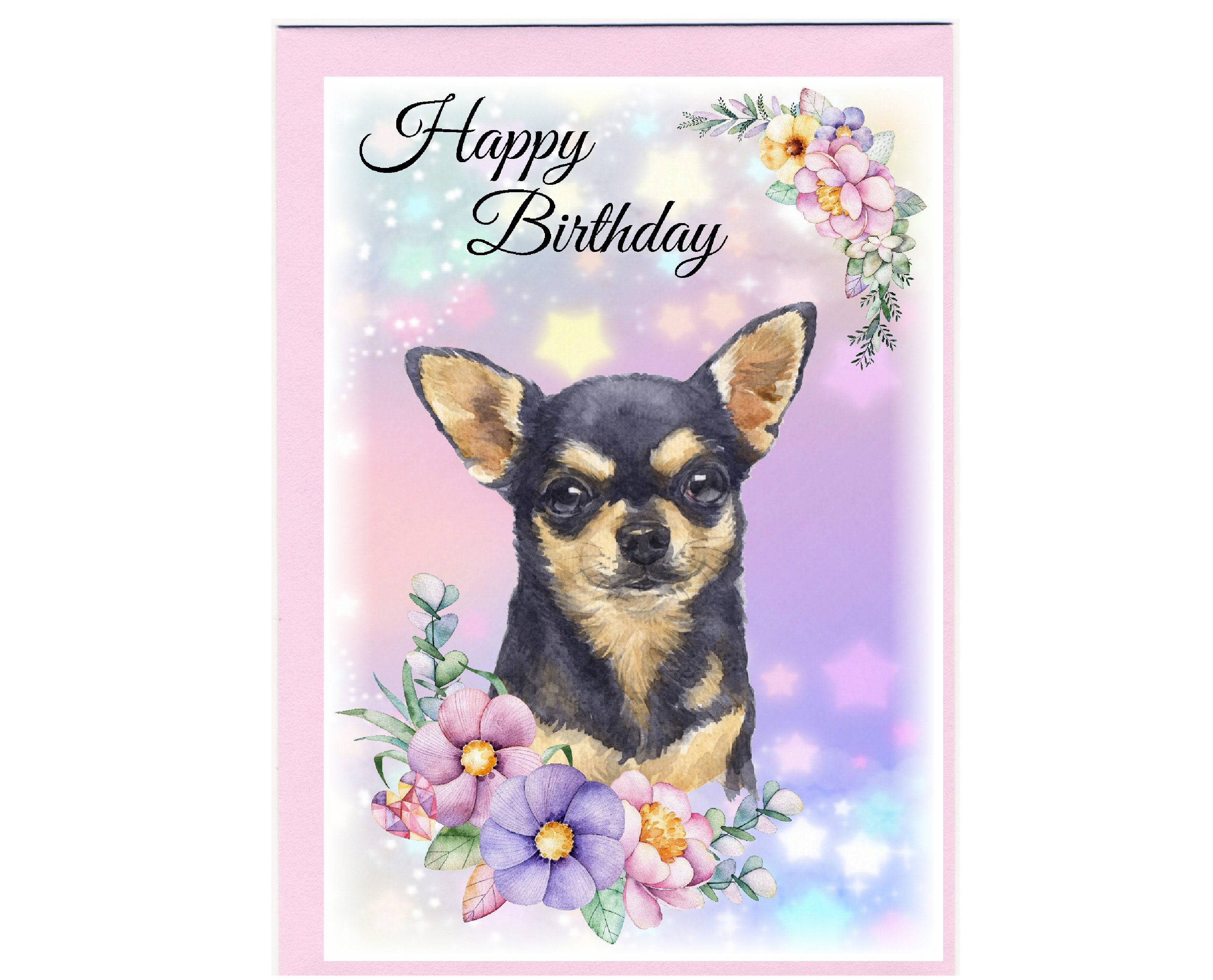 Chihuahua Dog Printable Birthday Cards Old English Co. Funny Birthday
