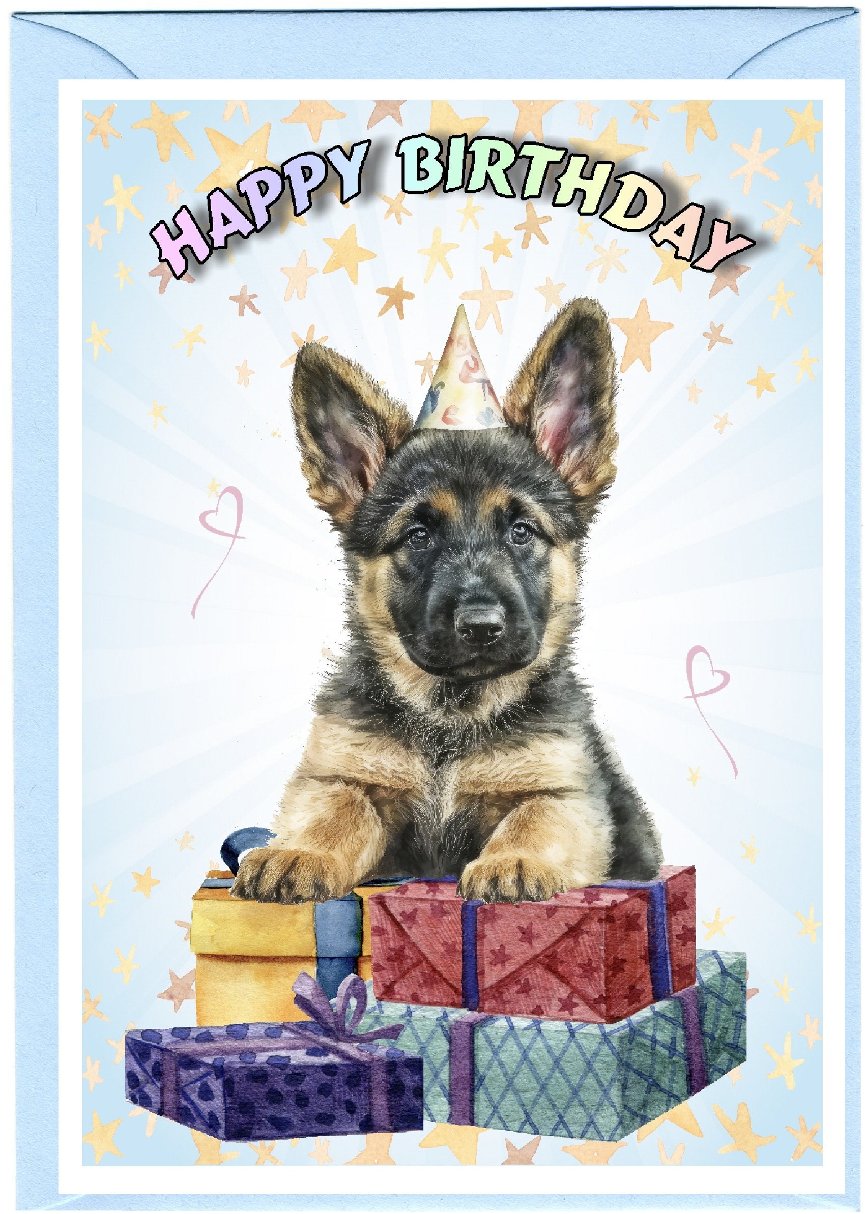 Happy Birthday German Shepherd Funny