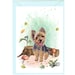 Personalised Yorkshire Terrier / Yorkie Dog Greetings Card /notelet 6 X ...