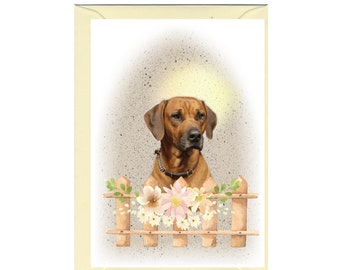 Rhodesian Ridgeback Birthday Card - Etsy