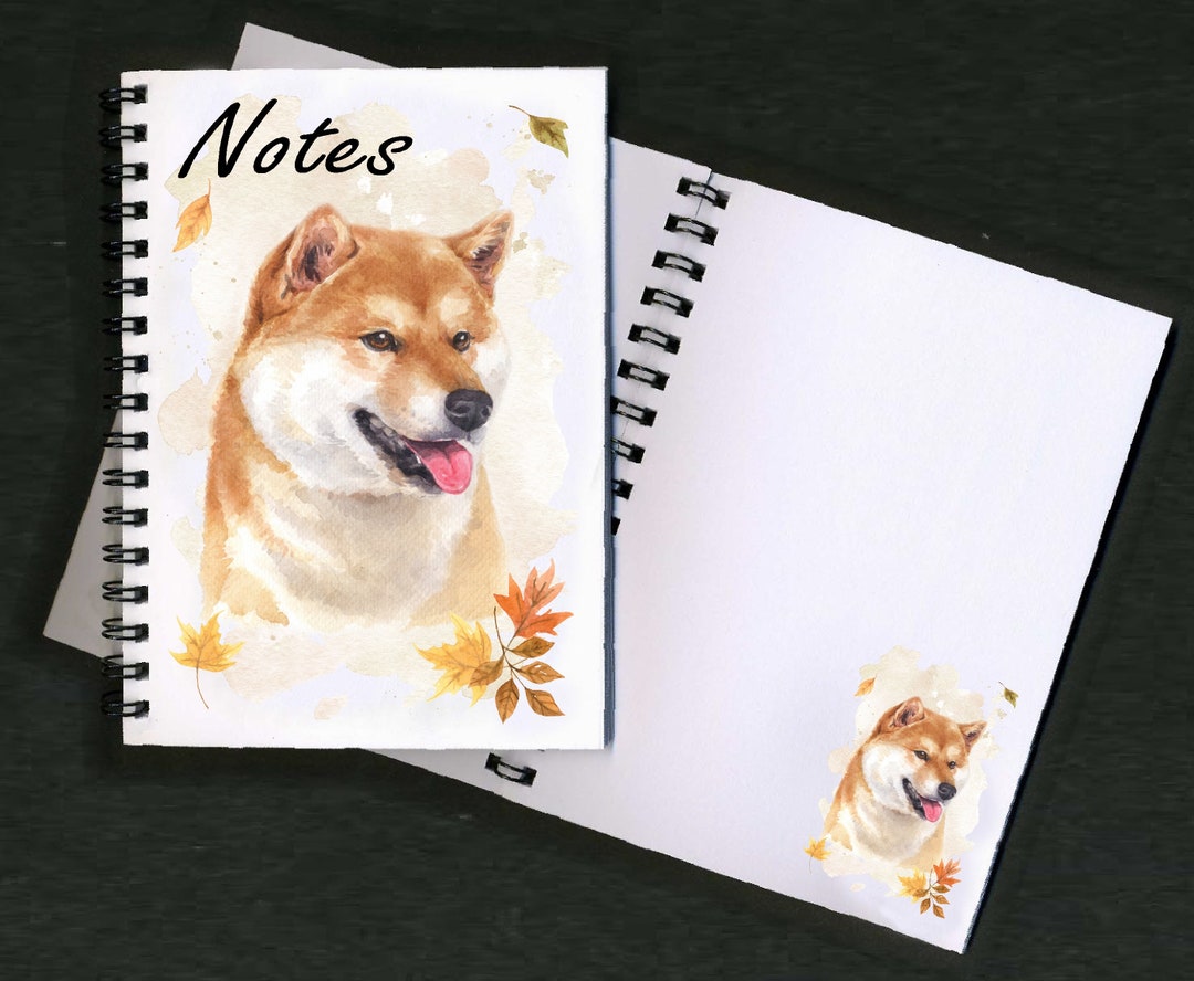 Shiba Inu Dog Notebook / Notepad With Picture on Each Page - Great Gift ...