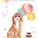 Cavapoo / Doodle Dog "happy Birthday" Card (6" X 4") With Envelope ...