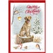 Labrador Retriever (yellow/golden) Dog Christmas Card (6" X 4") Blank ...