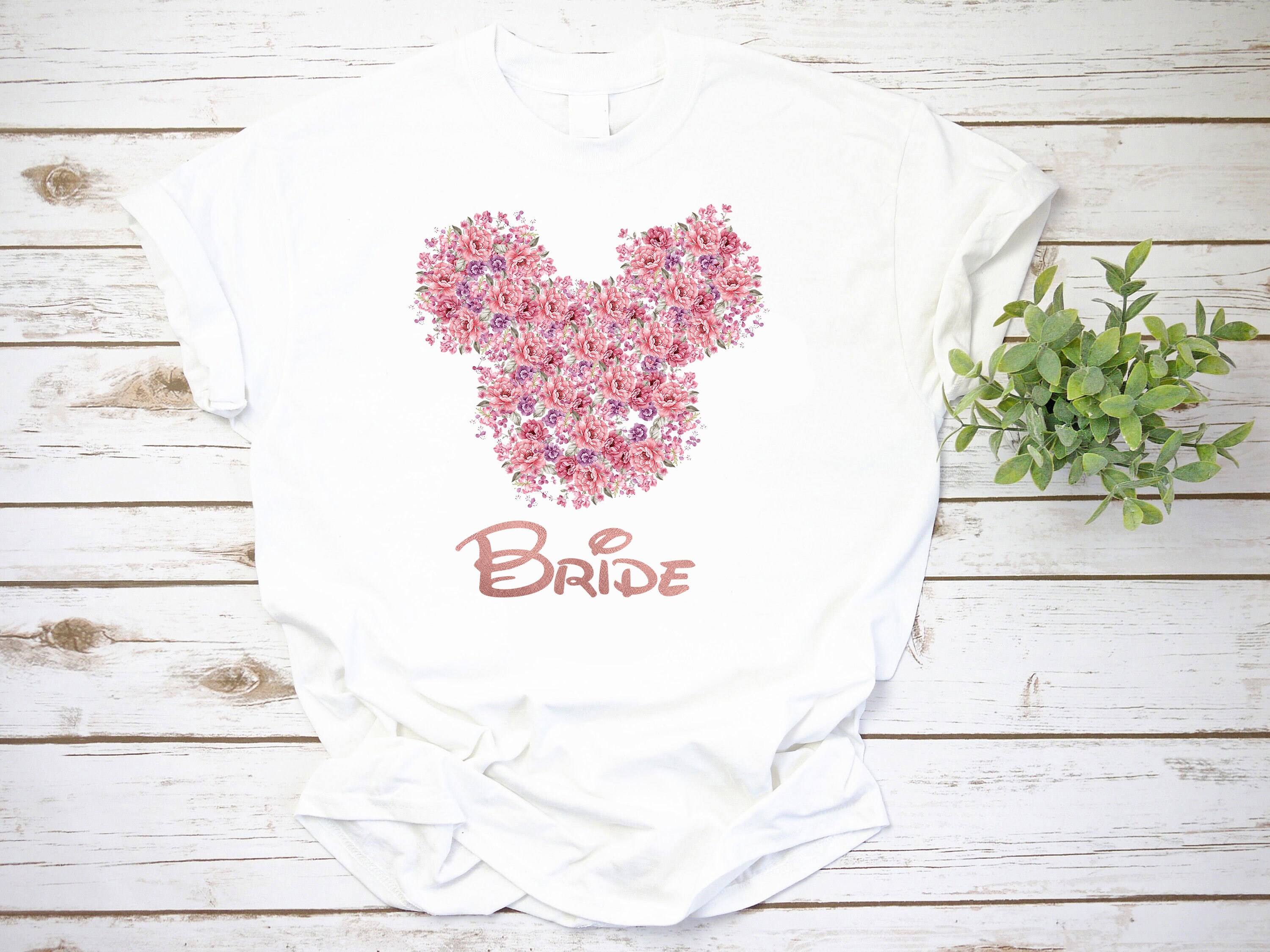 Disney Bride T-shirts Disney Bride Squad Shirts Bride | Etsy