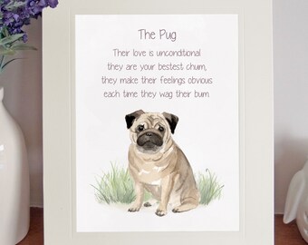 Pug poem | Etsy