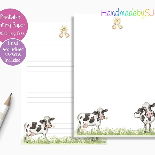 Cow Letter Clipart - Etsy