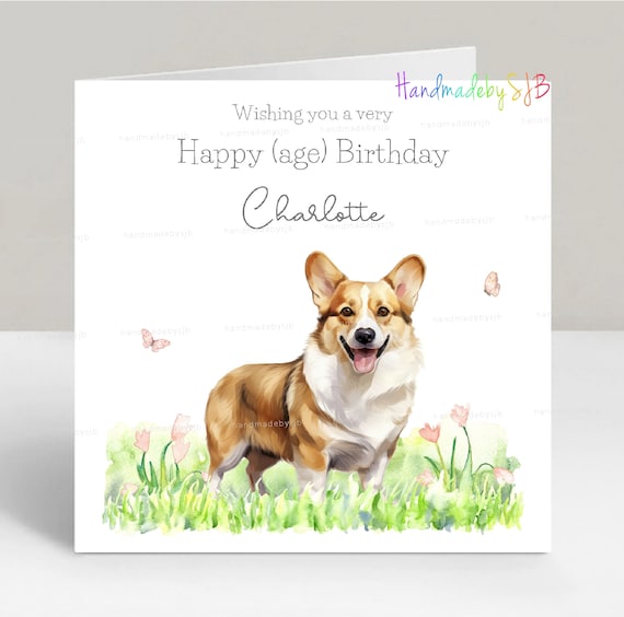 Birthday Corgi Puppy