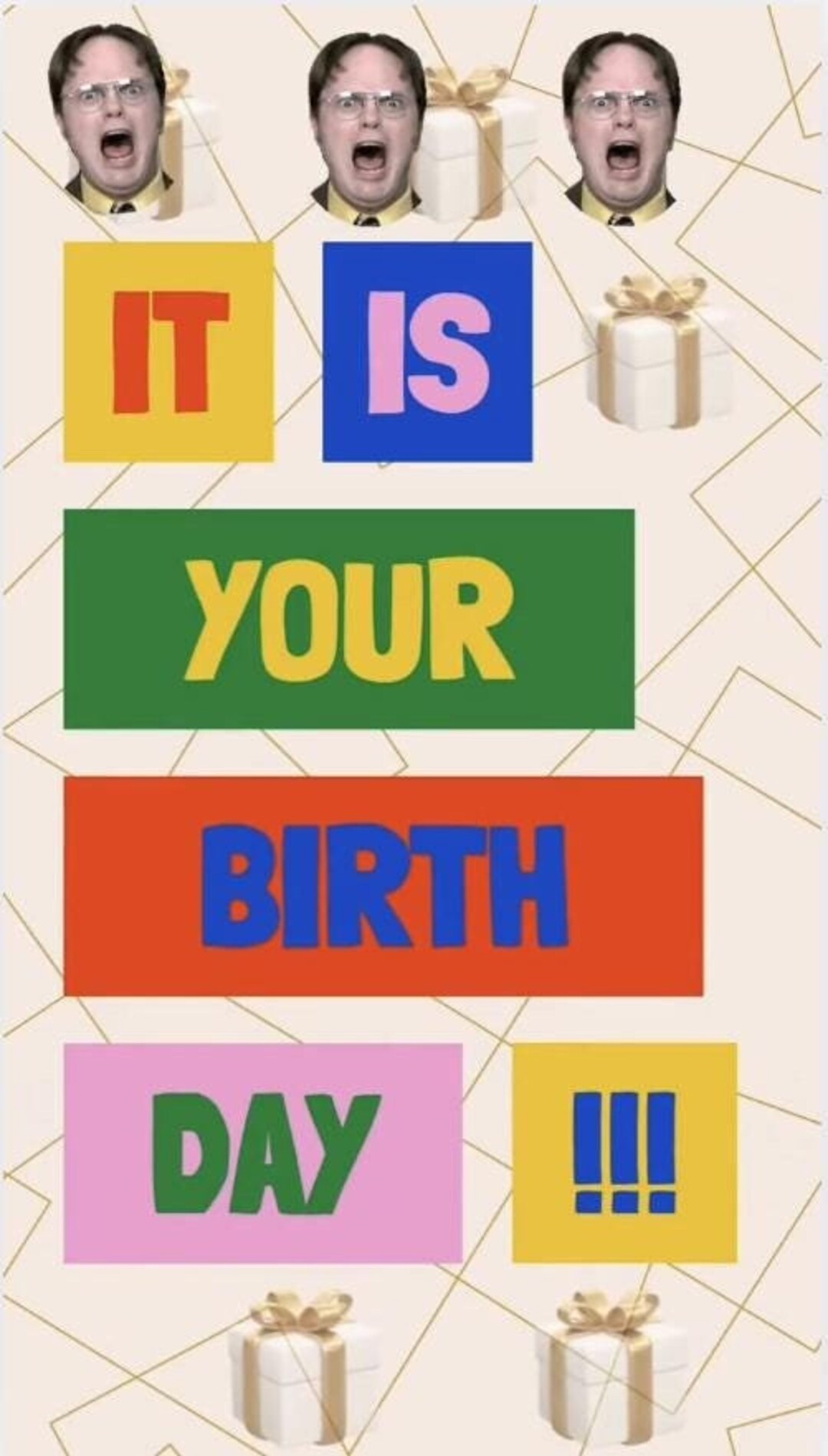 It is Your Birthday Dwight Schrute the Office Funny Birthday Wishes ...