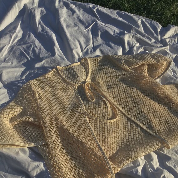 Vintage Netted Cover Up - Gem