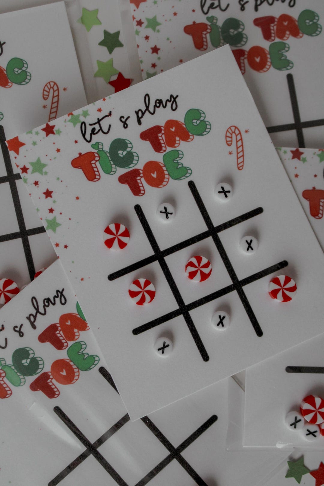 Elf Tic Tac Toe Game • Christmas Party Favor • Holiday Classroom Gift ...