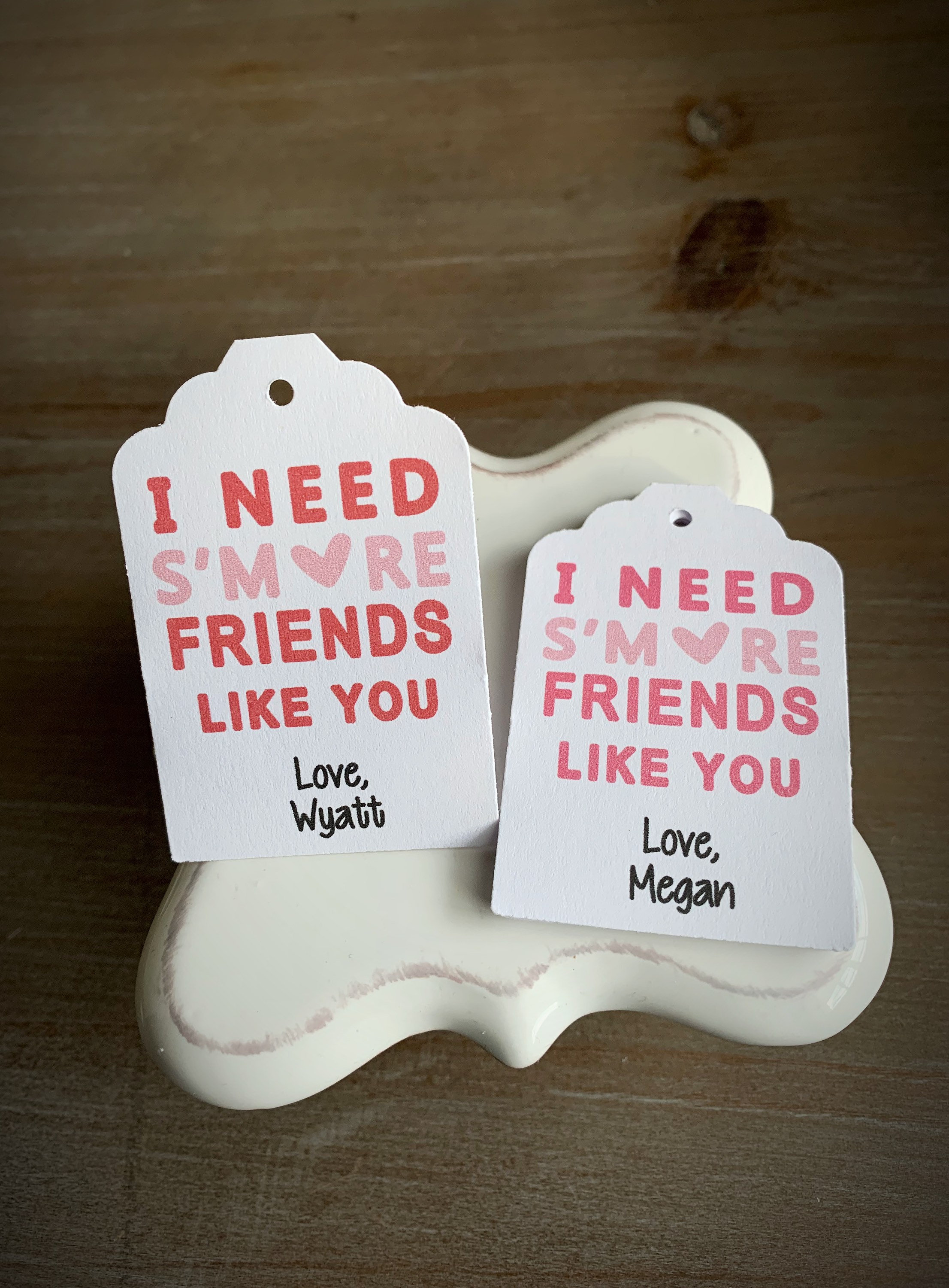 Smore Friends Like You Valentine Gift Tags Smore Love - Etsy