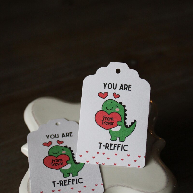 Dinosaur Valentine - Etsy
