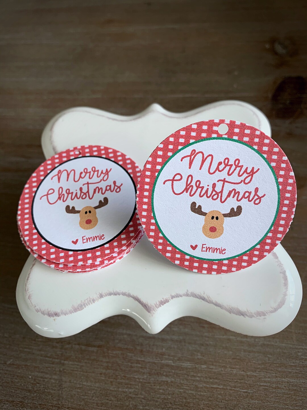 Christmas Party Favors/gift Tags • Reindeer Snack Mix • Baked With Love ...