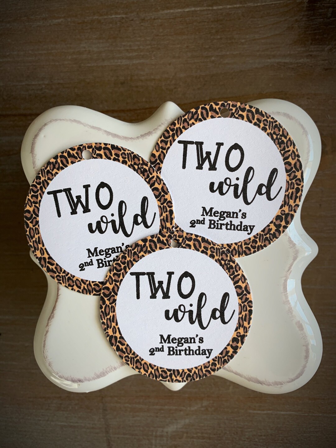 TWO Wild • Wild ONE • Safari Birthday • Cheetah Print • 1st or 2nd ...
