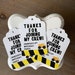 Construction Birthday Party Thanks for Joining My Crew Party Favor Tags ...