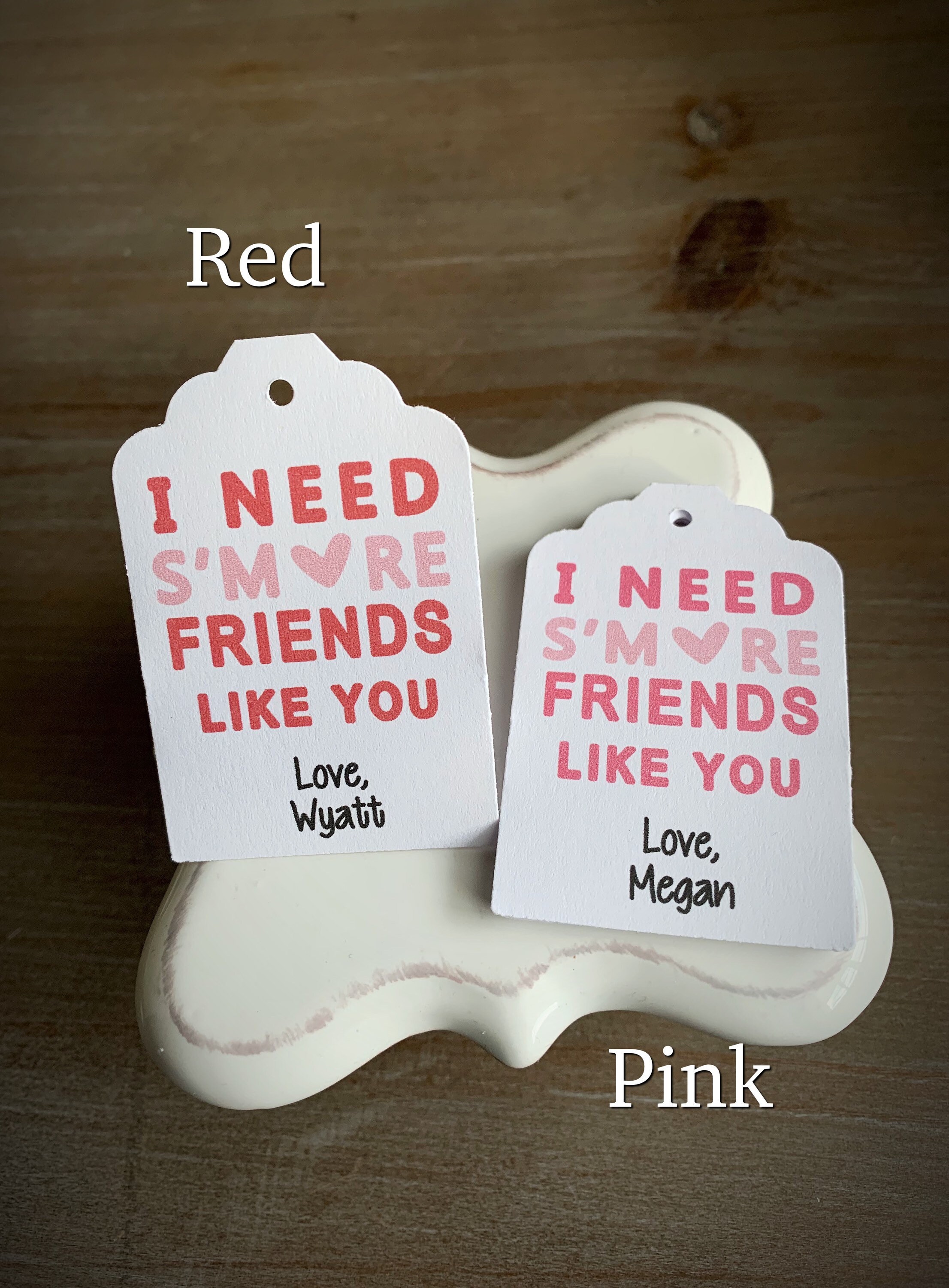 Smore Friends Like You Valentine Gift Tags Smore Love - Etsy