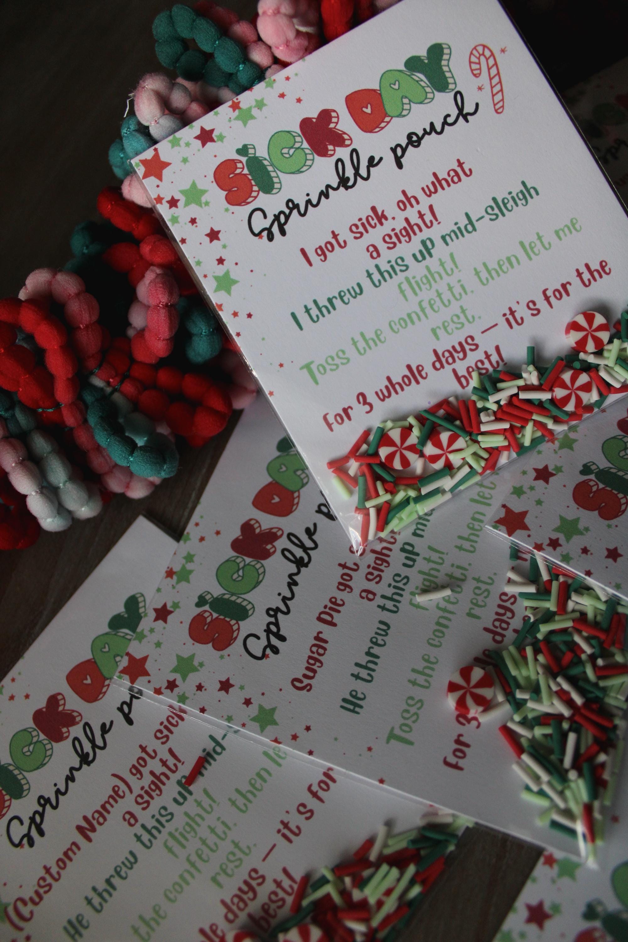 Elf Sick Day Kit - Elf Sprinkle Pouch - Christmas Elf Activity for Kids ...