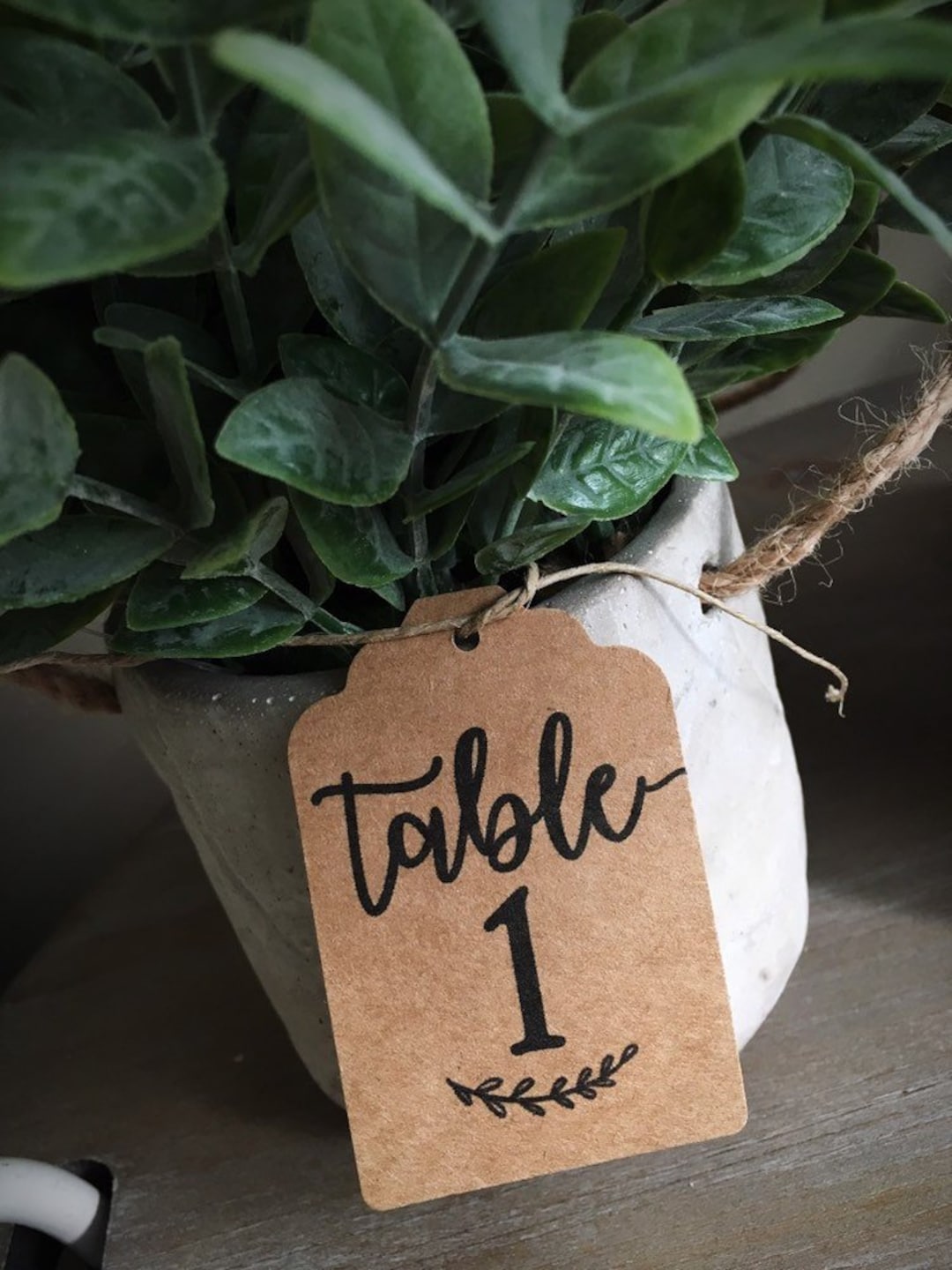 Table Numbers Tags • Table Tags for Weddings, Bridal Showers, Baby ...