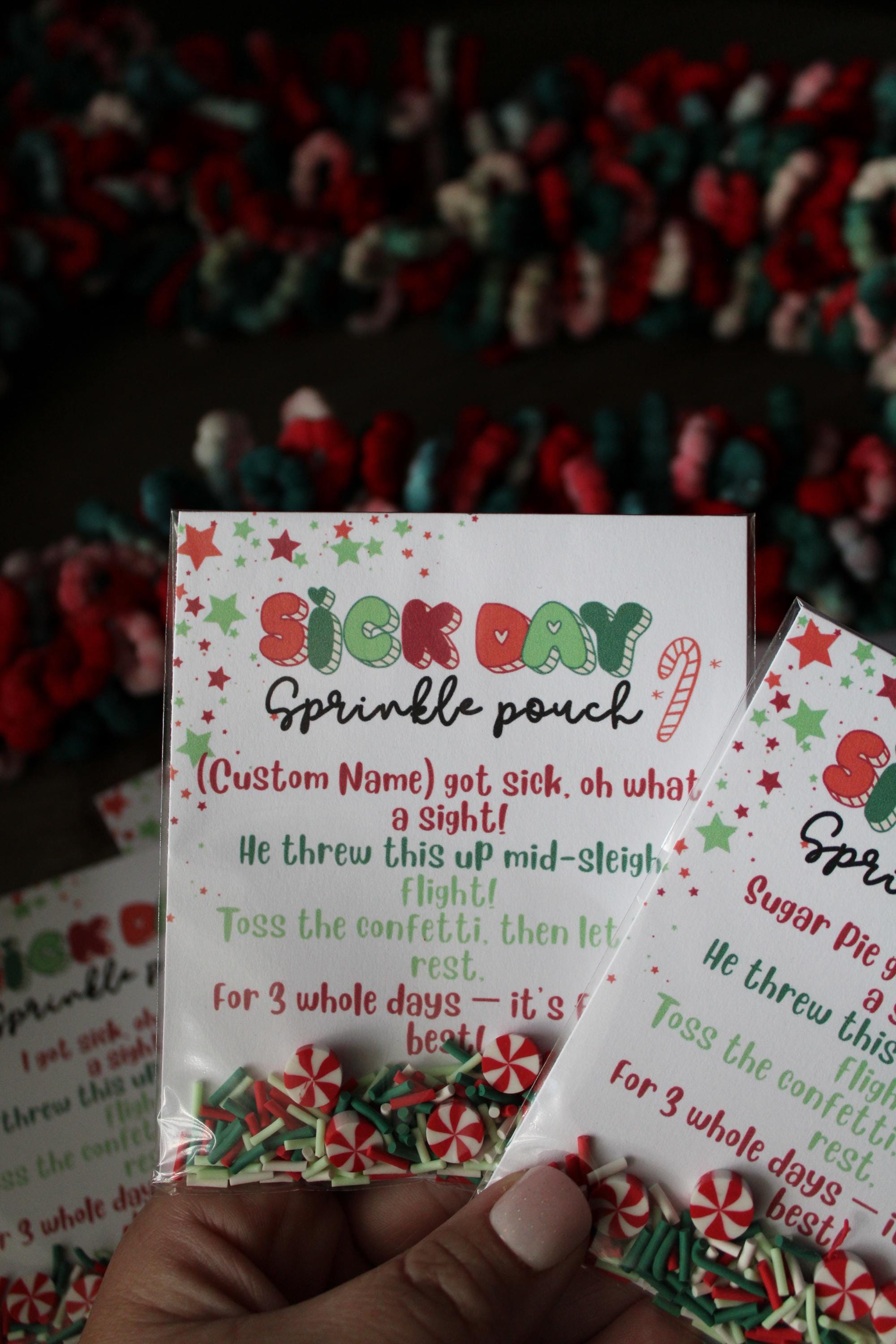 Elf Sick Day Kit - Elf Sprinkle Pouch - Christmas Elf Activity for Kids ...