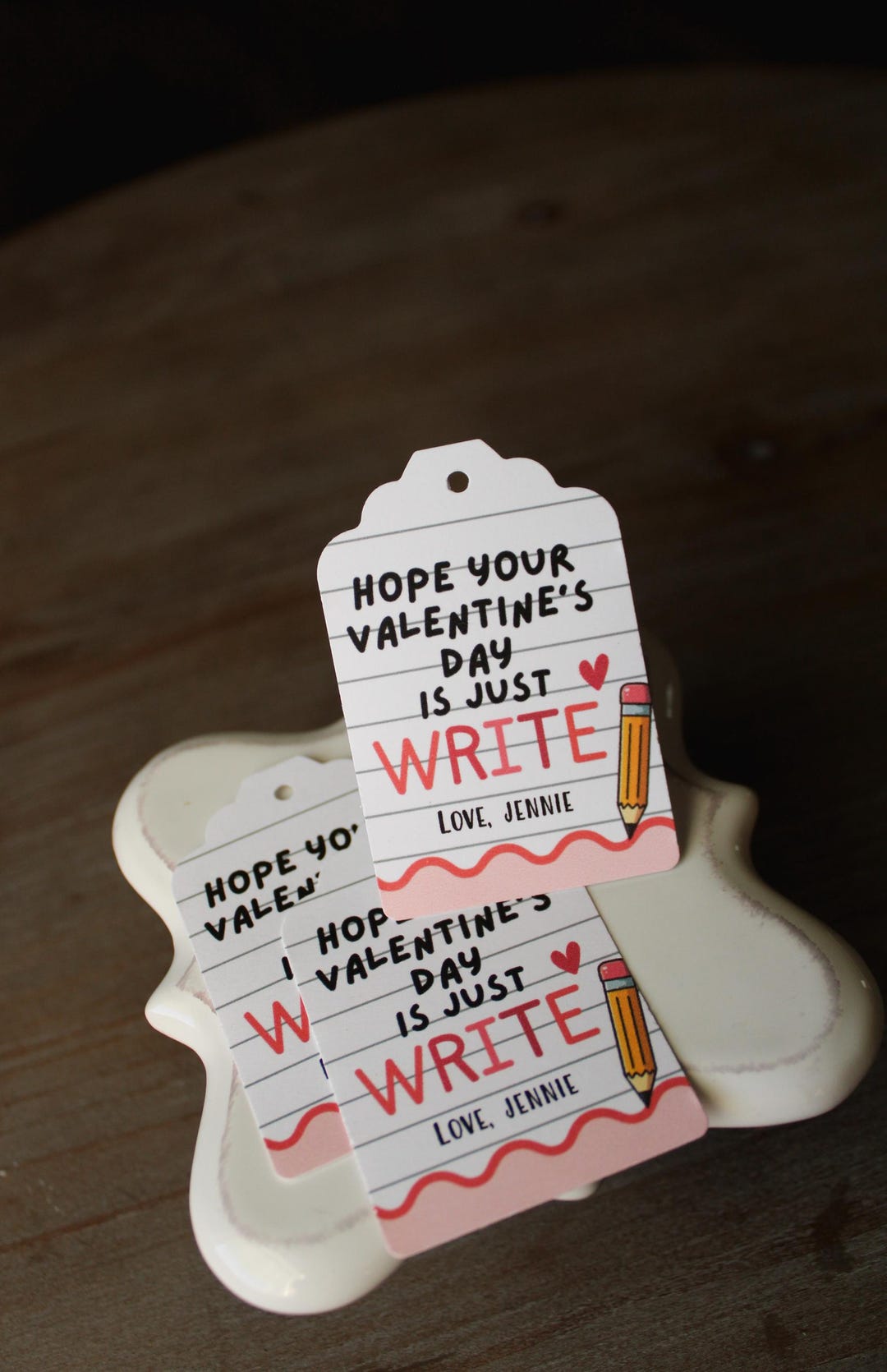 Valentine Pencil Gift Tags | Classroom Valentine Tags | Hope Your ...