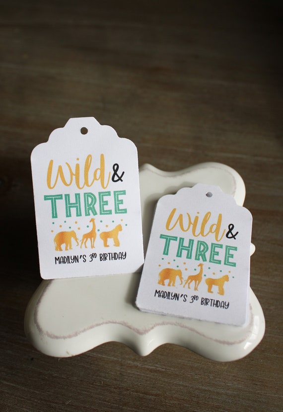 Wild and Three Young Wild & Three 3rd Birthday Birthday | Etsy
