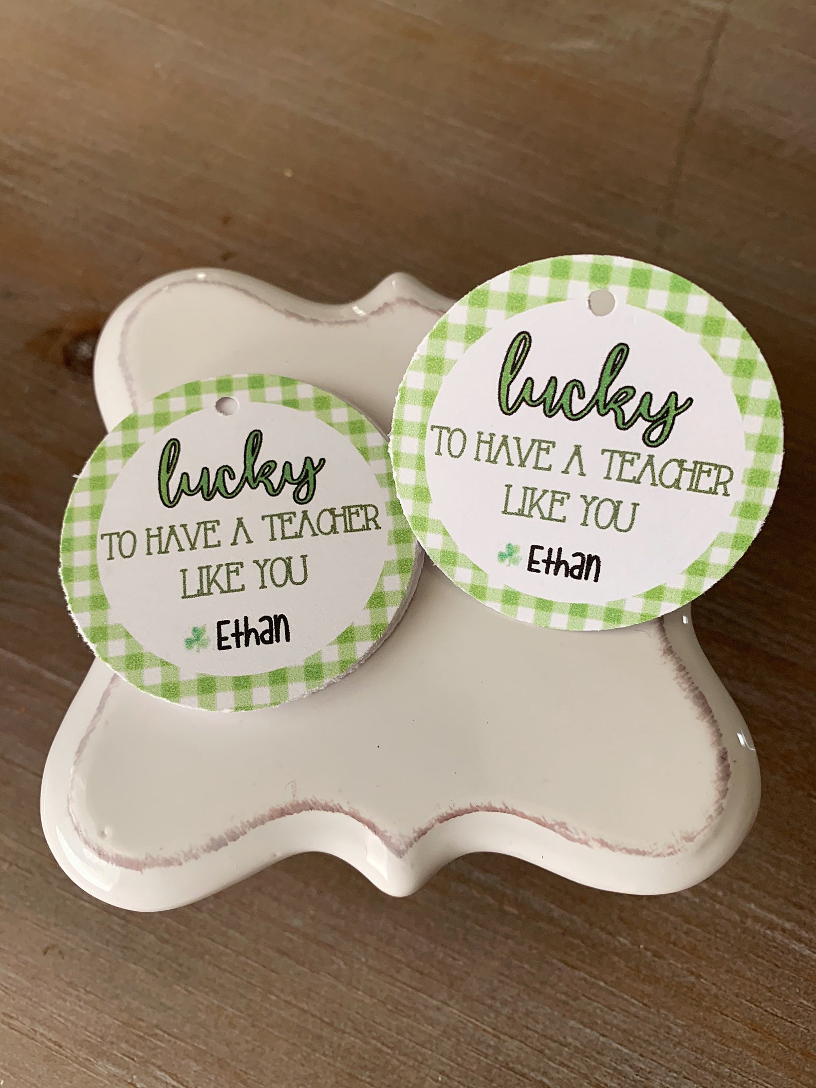 Lucky to Have You St Patricks Day Tags for Friends and - Etsy