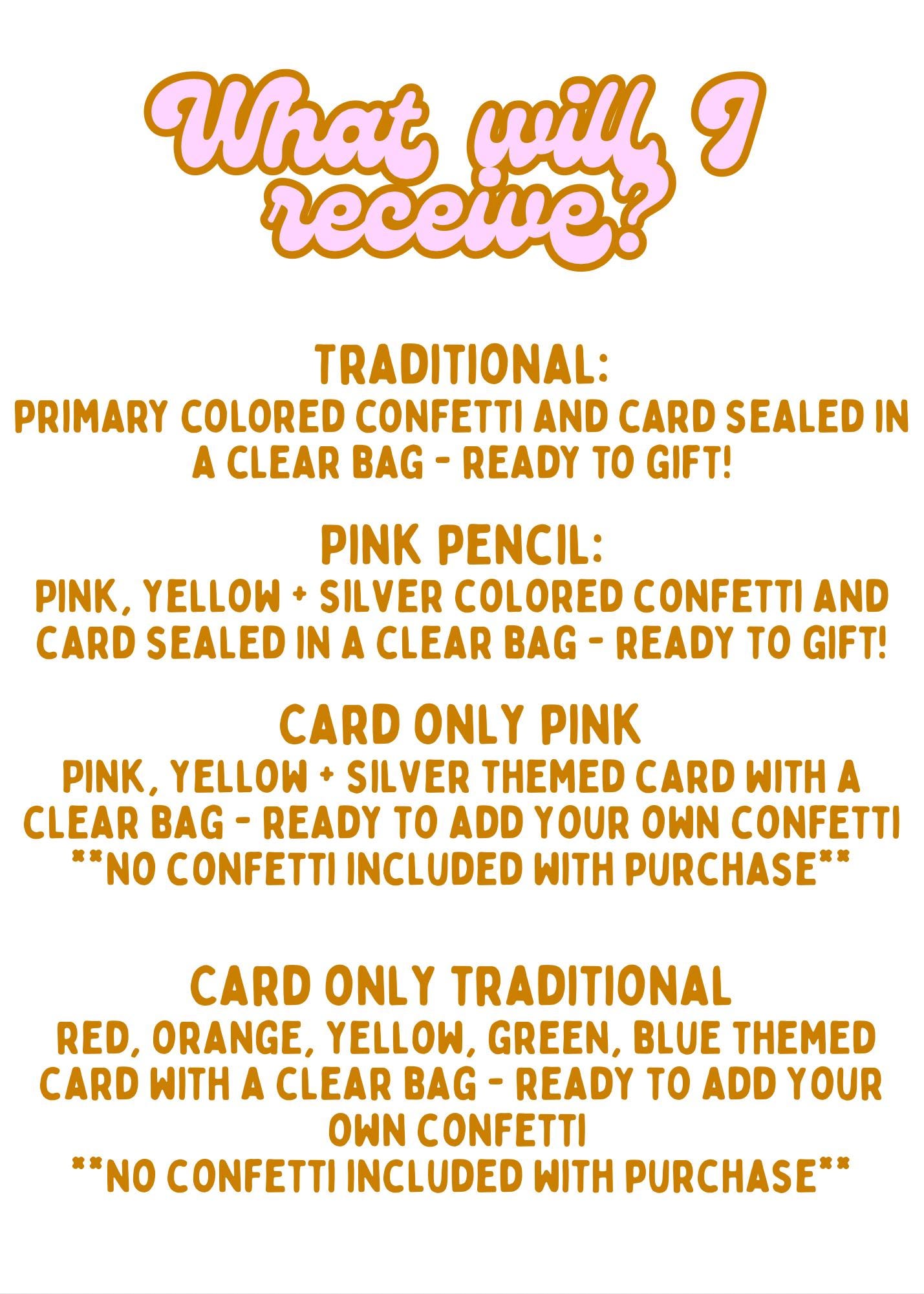 Ready Confetti Back to School Favor – First Day of School Poem Gift ...