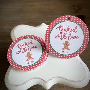Christmas Party Favors/gift Tags - Reindeer Snack Mix - Baked With Love ...