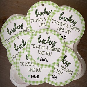 Lucky to Have You • St Patrick’s Day Tags for Friends and Teachers ...