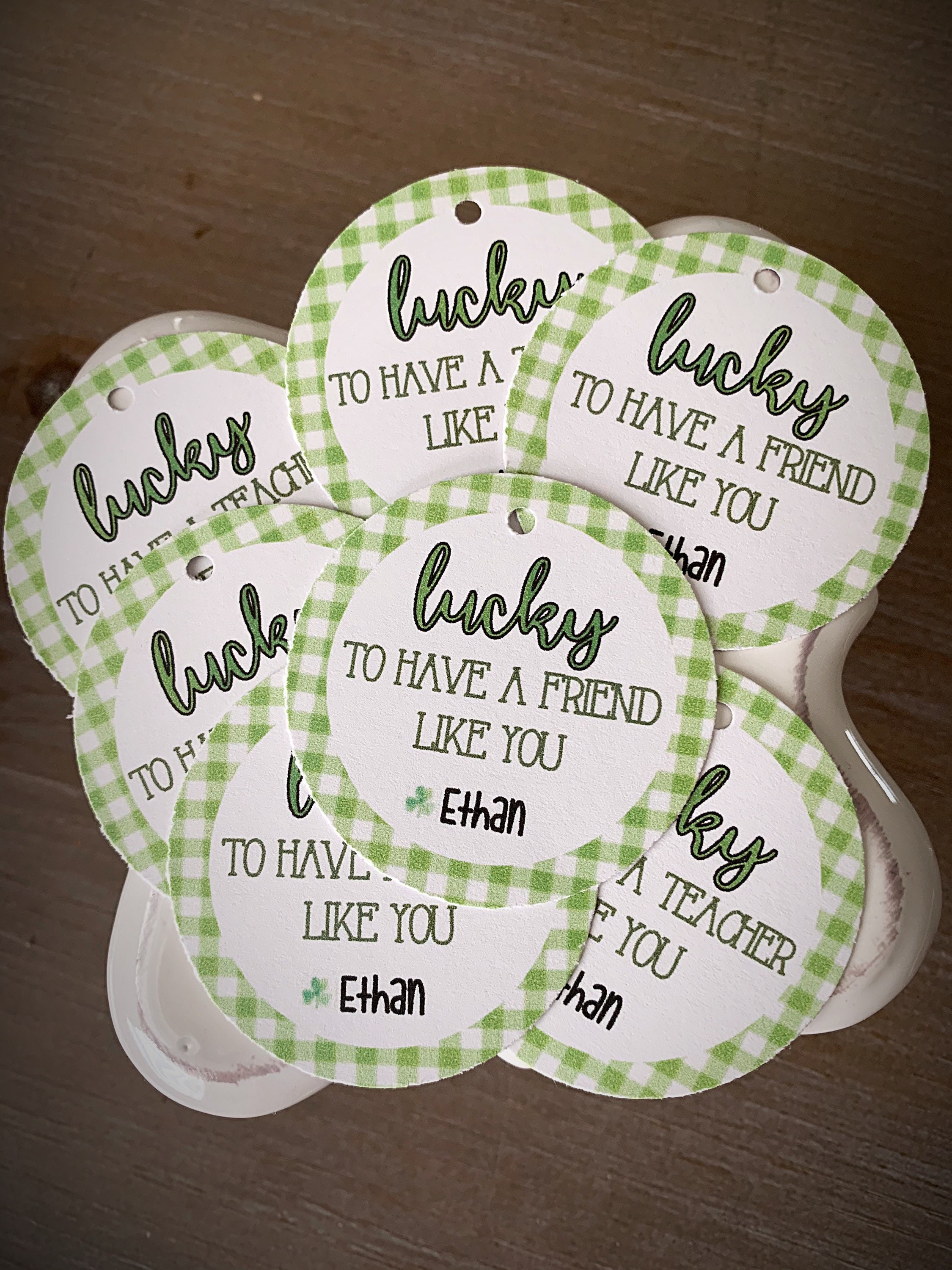 Lucky to Have You St Patricks Day Tags for Friends and | Etsy