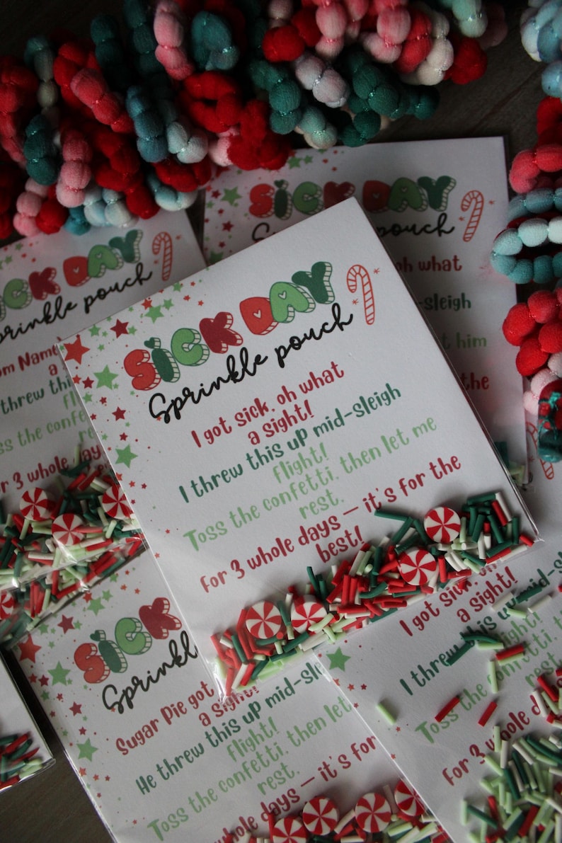 Elf Sick Day Kit - Elf Sprinkle Pouch - Christmas Elf Activity for Kids ...