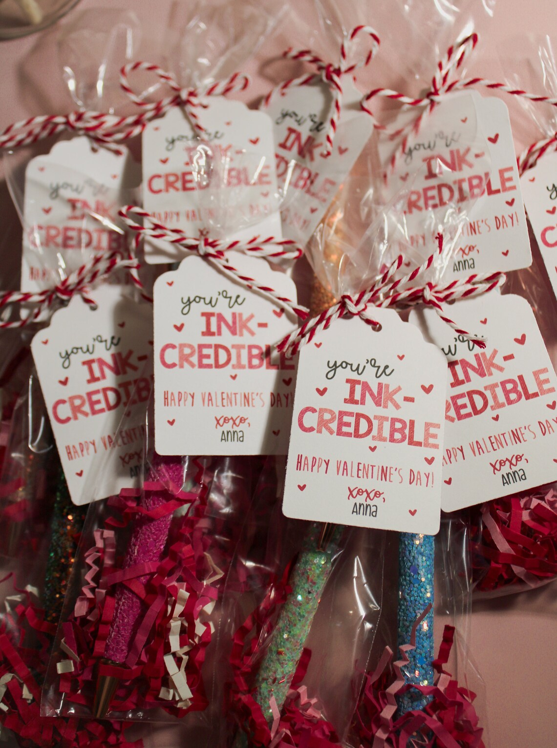 You’re Inkcredible Valentines Day Goody Bag Tags • Happy Valentine’s ...