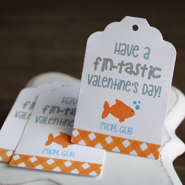Goldfish Valentine - Etsy