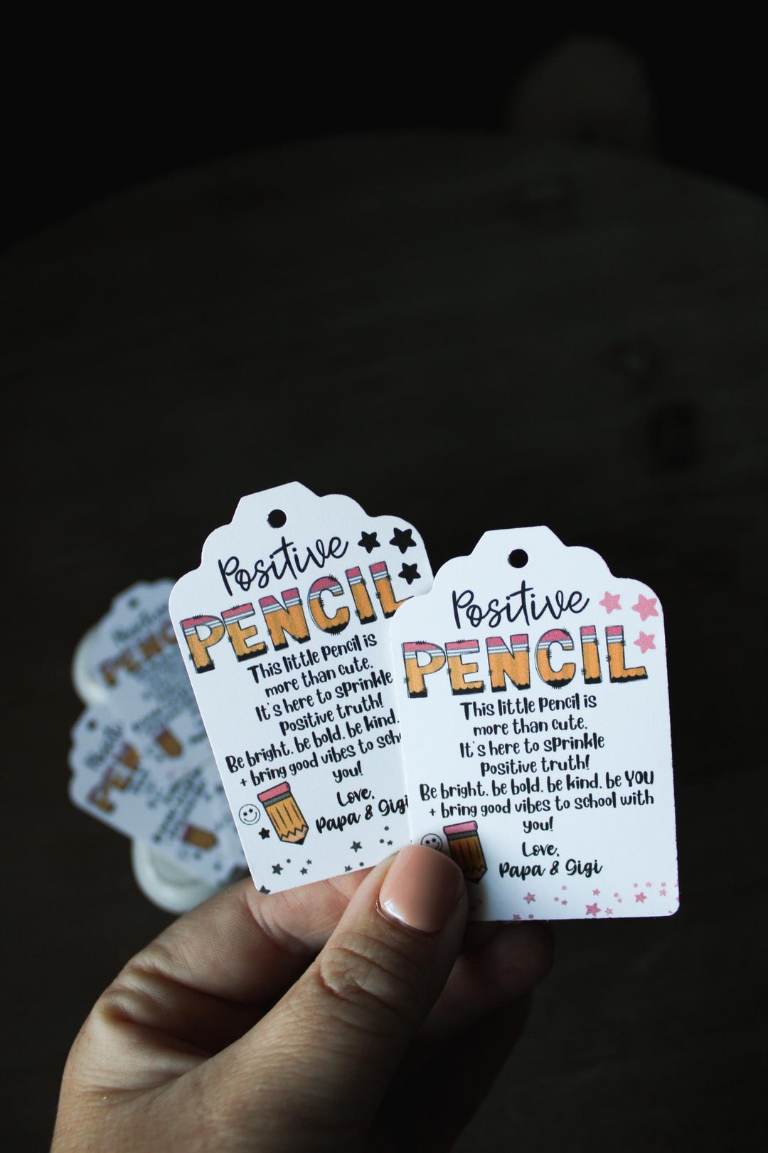 Positive Pencil Gift Tags | Back to School Encouragement Note | First ...