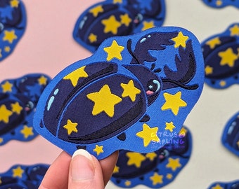 Tiny Beetle Patch, Unicorn Beetle Patch, Iron on Patch, Embroidered ...