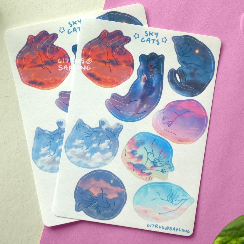 Waterproof Lofi Sticker - Etsy UK