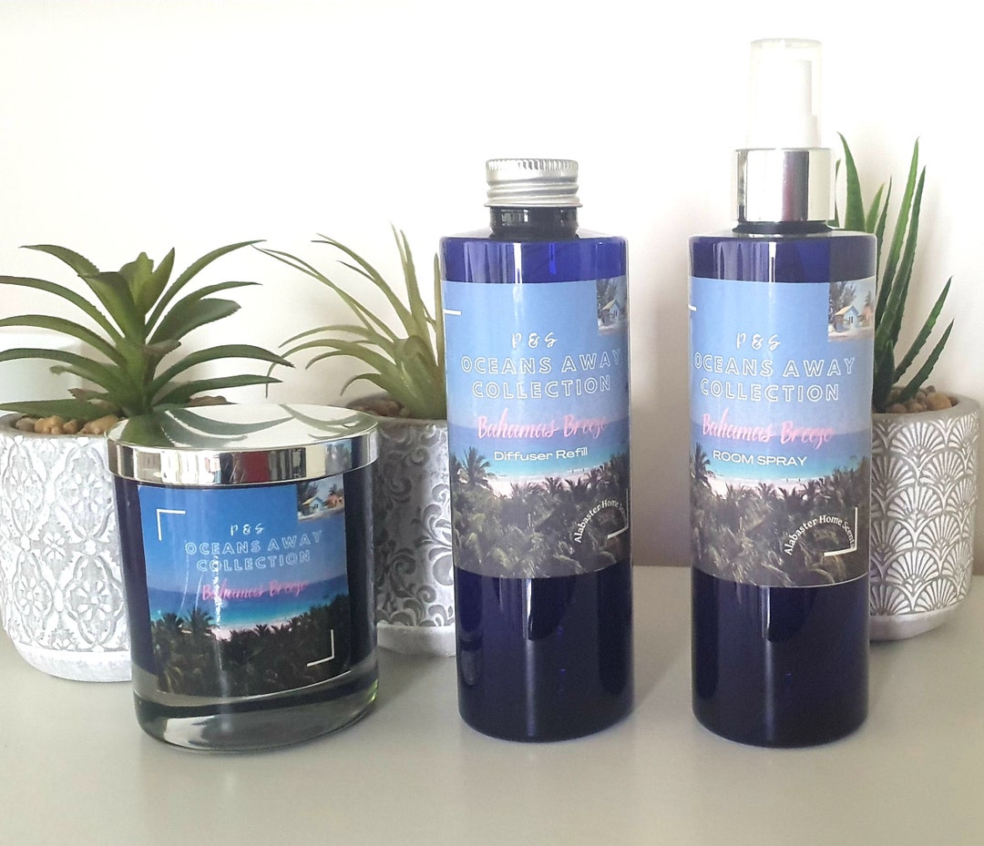 Oceans Away Tropical Fresh Scented Diffuser Oil Refill, Highly Scented ...