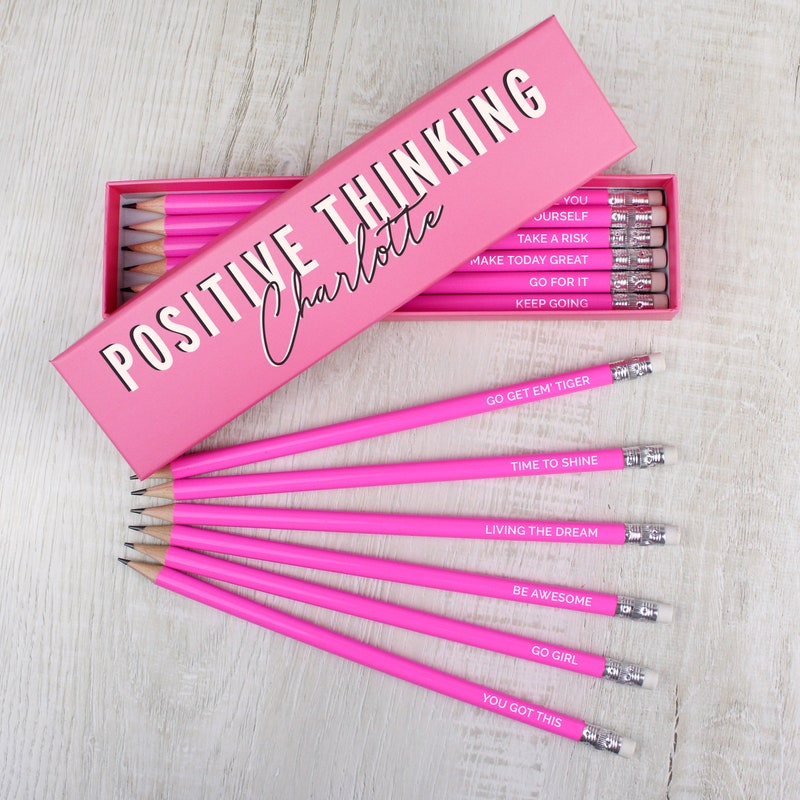 Motivational Pencils - Etsy