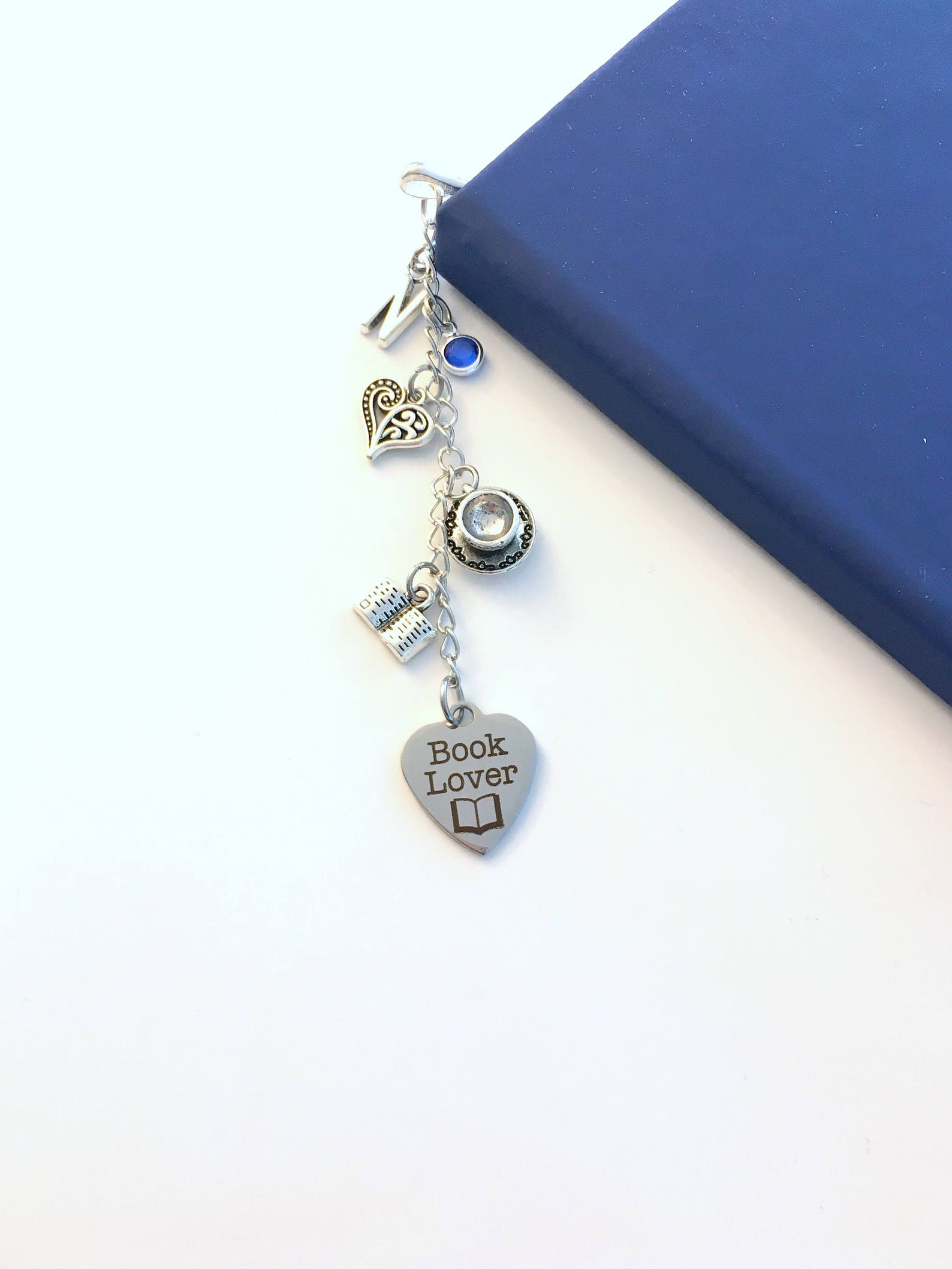 Bookworm Bookmark Gift for Librarian Booklover Present - Etsy