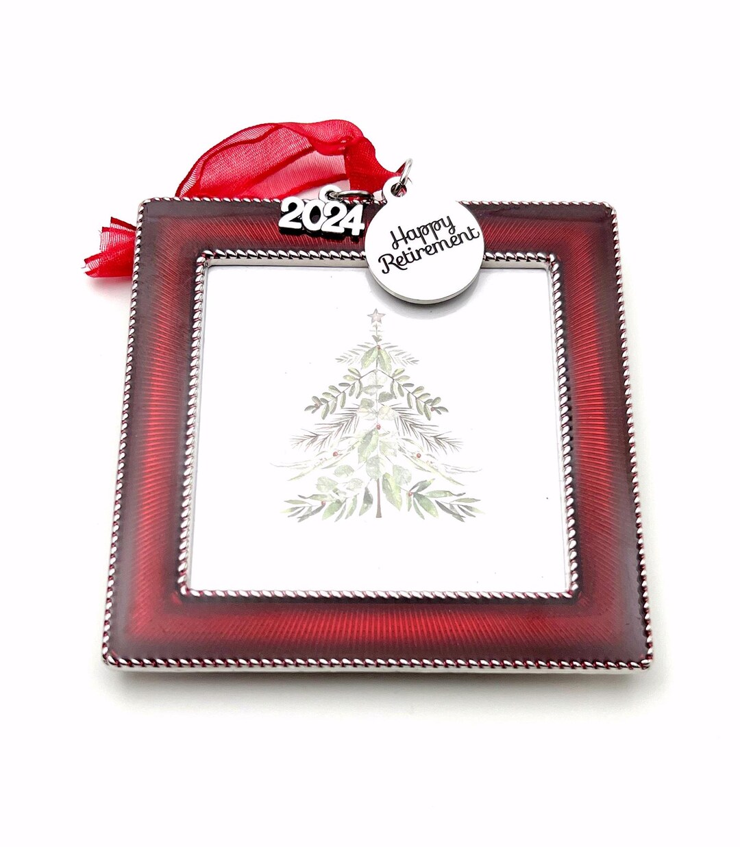 2025 Happy Retirement Gift, Photo Tree Ornament, New Retiree Christmas ...