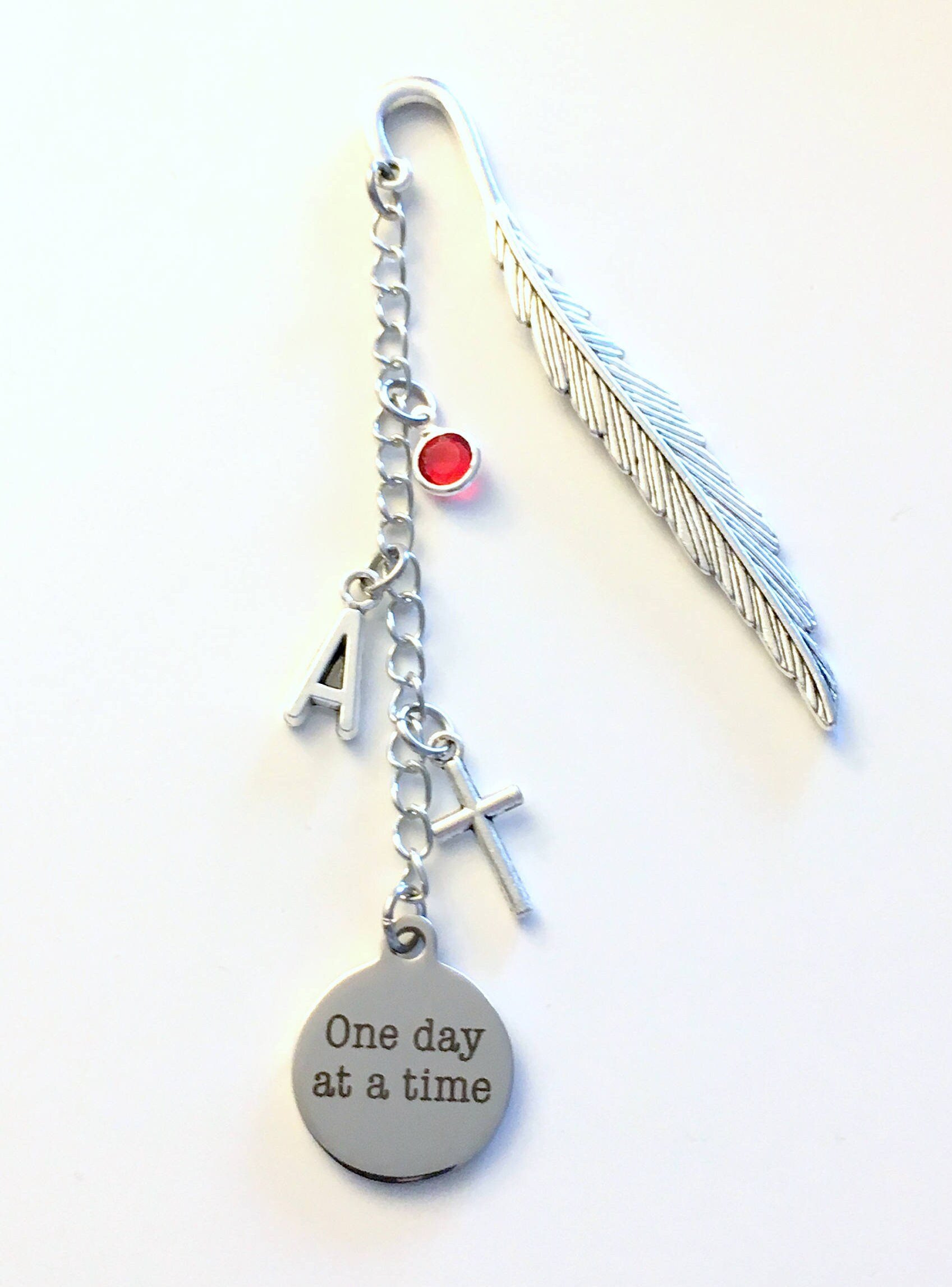 AA Bookmark One Day at a Time Metal Book Mark Gift for | Etsy