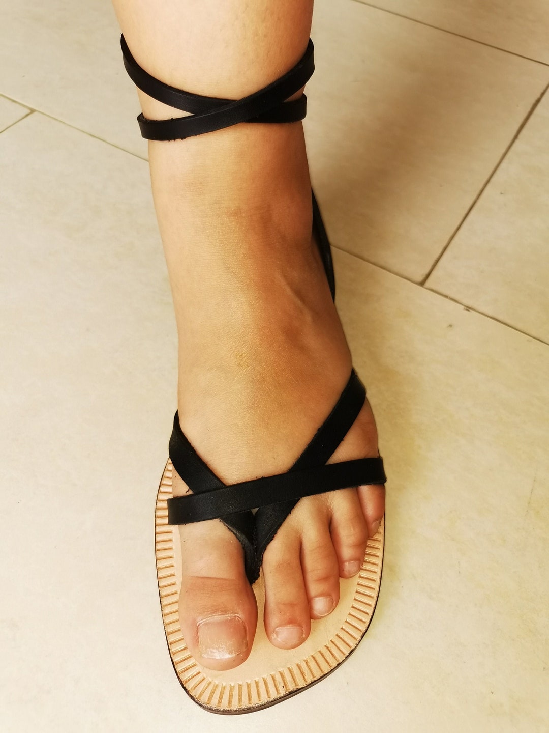 Spartiate sandale fabriquée en France - Etsy France